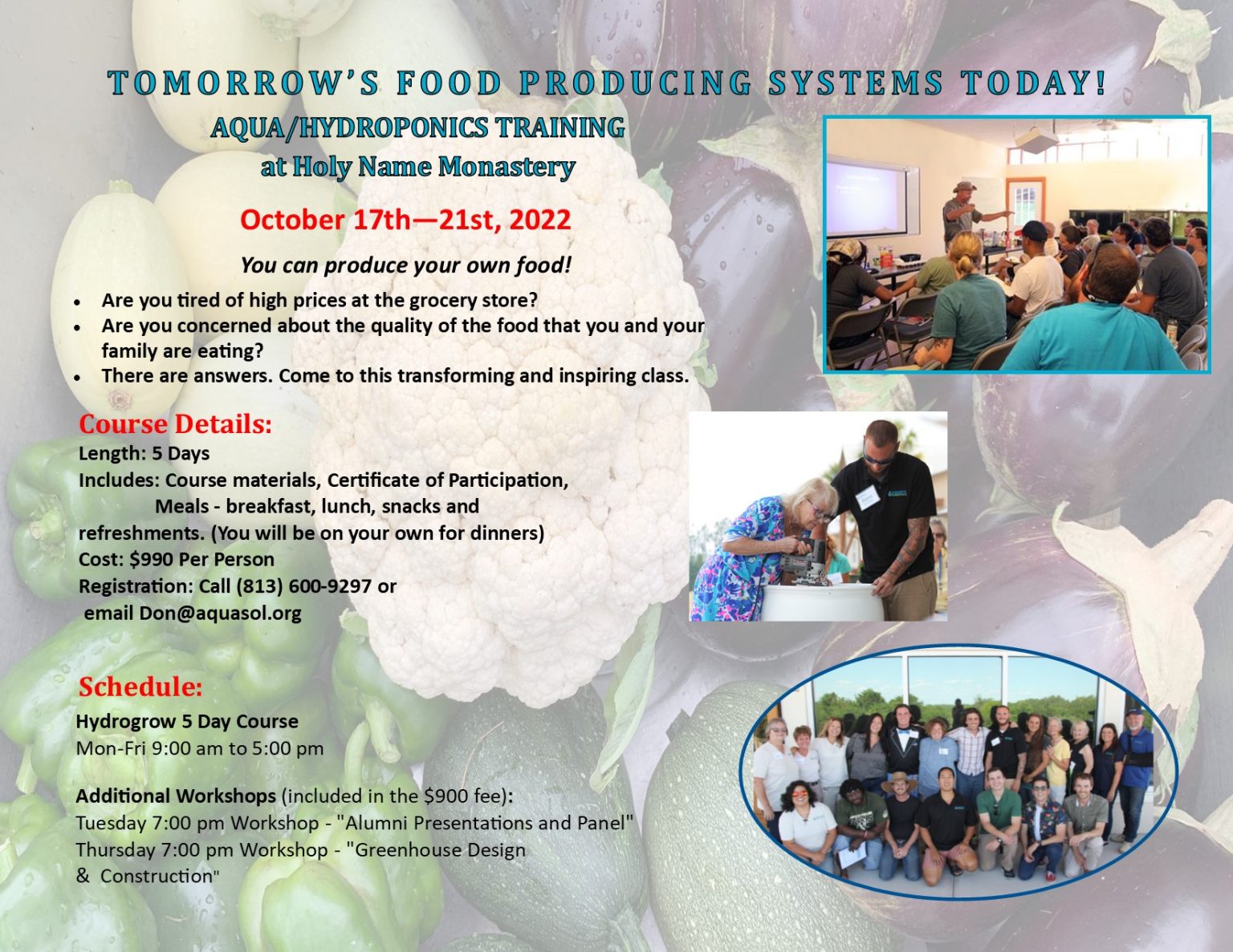 Aqua/Hydroponics Training